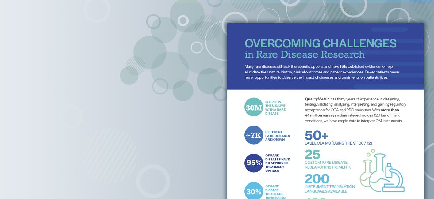 Custom Clinical Outcome Measures in Rare Disease Research | QualityMetric